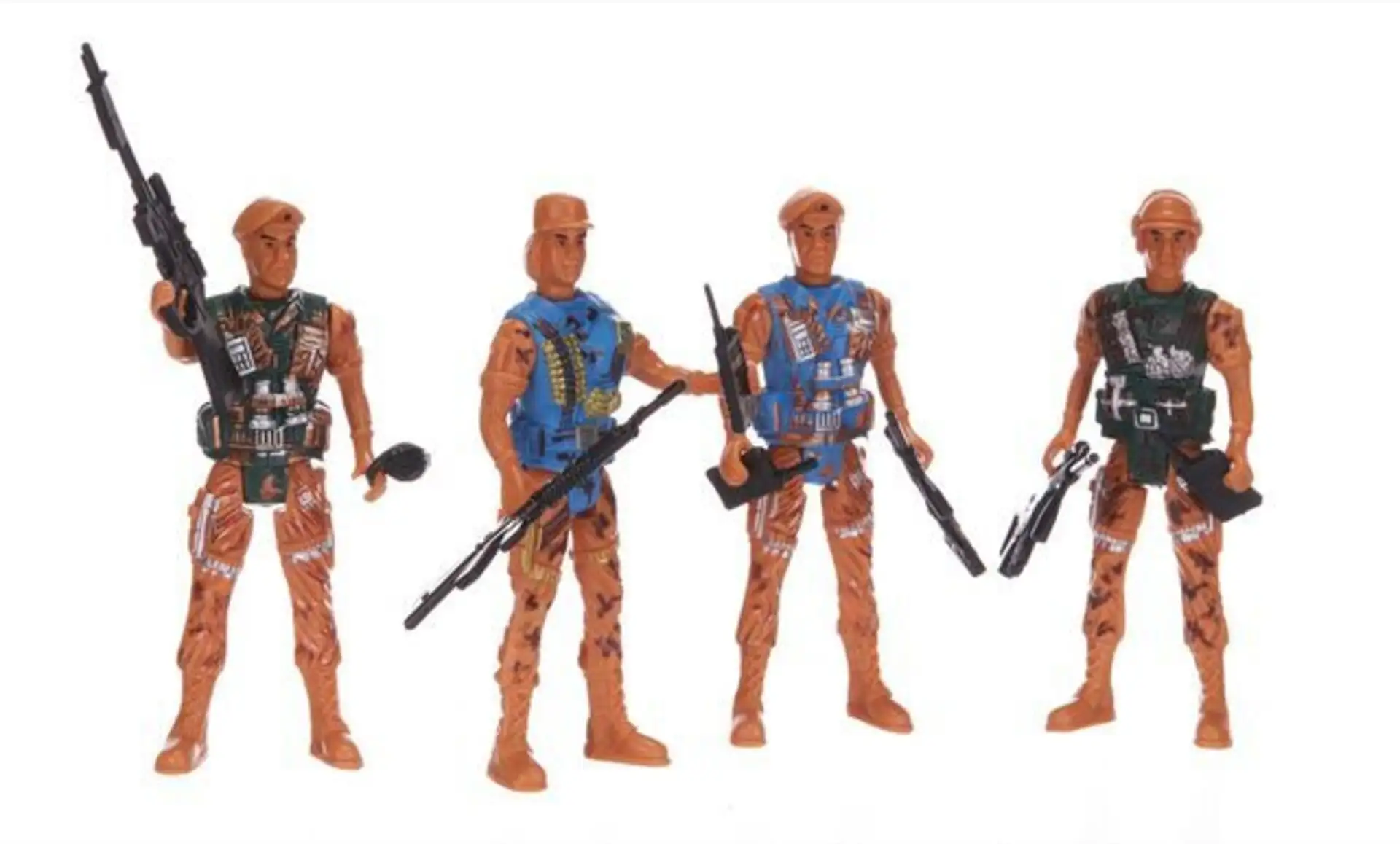 Action Figure Play Set Major Combat 12 Pieces (12) – Gregory’s Of Leeds Ltd