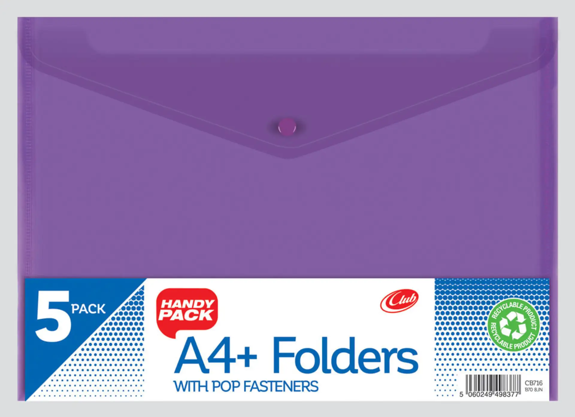 Handy Pack Folders A4+ – Gregory’s Of Leeds Ltd